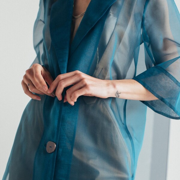 Sheer Jacket - Etsy