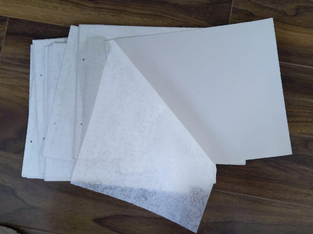 Set of 20 Vintage Inner Sleeves for Wedding Album, Photo Album Folders ...