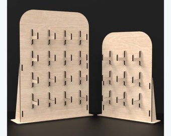 Keychain Display Stand Laser Cut 3 Size Handicraft Display Market ...