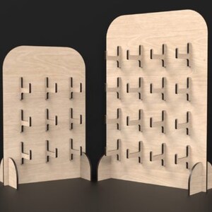 Laser Cut Keychain Display Stand Svg Graphic Market Showcase - Etsy ...