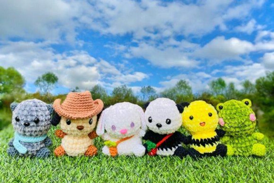 Little Animals Crochet Patterns-crochet-amigurumi-pattern-plush Yarn ...