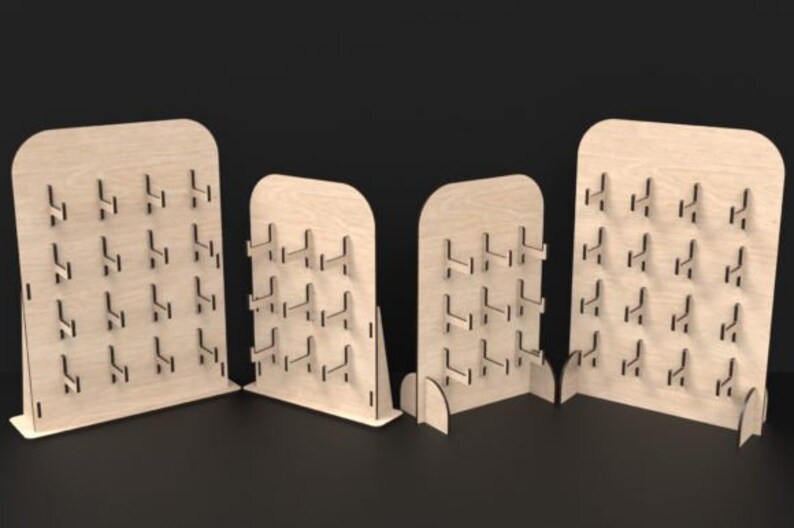 Laser Cut Keychain Display Stand Svg Graphic Market Showcase - Etsy ...