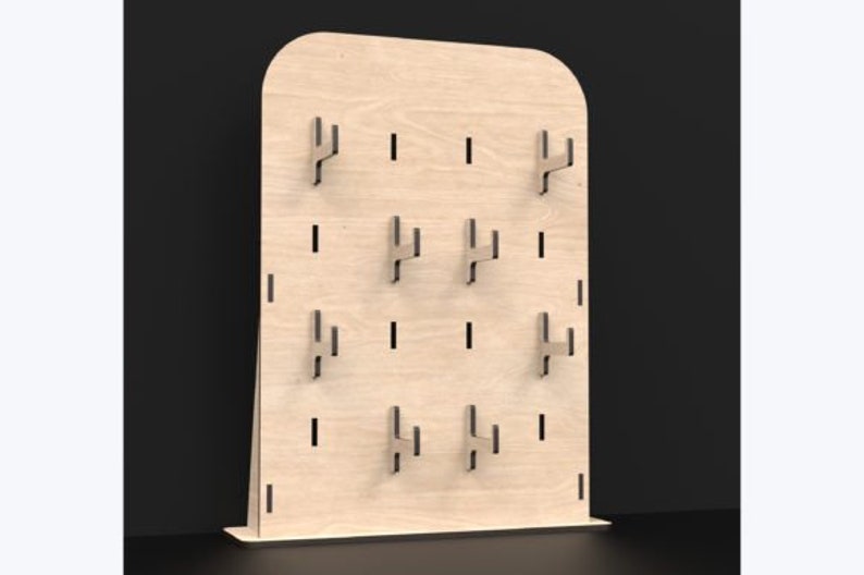 Laser Cut Keychain Display Stand Svg Graphic Market Showcase - Etsy ...