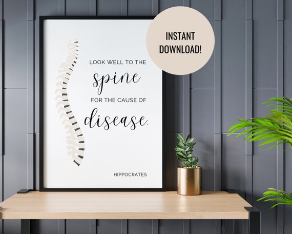 Chiropractor Poster 24 X 36 Inch Instant Download/print at | Etsy