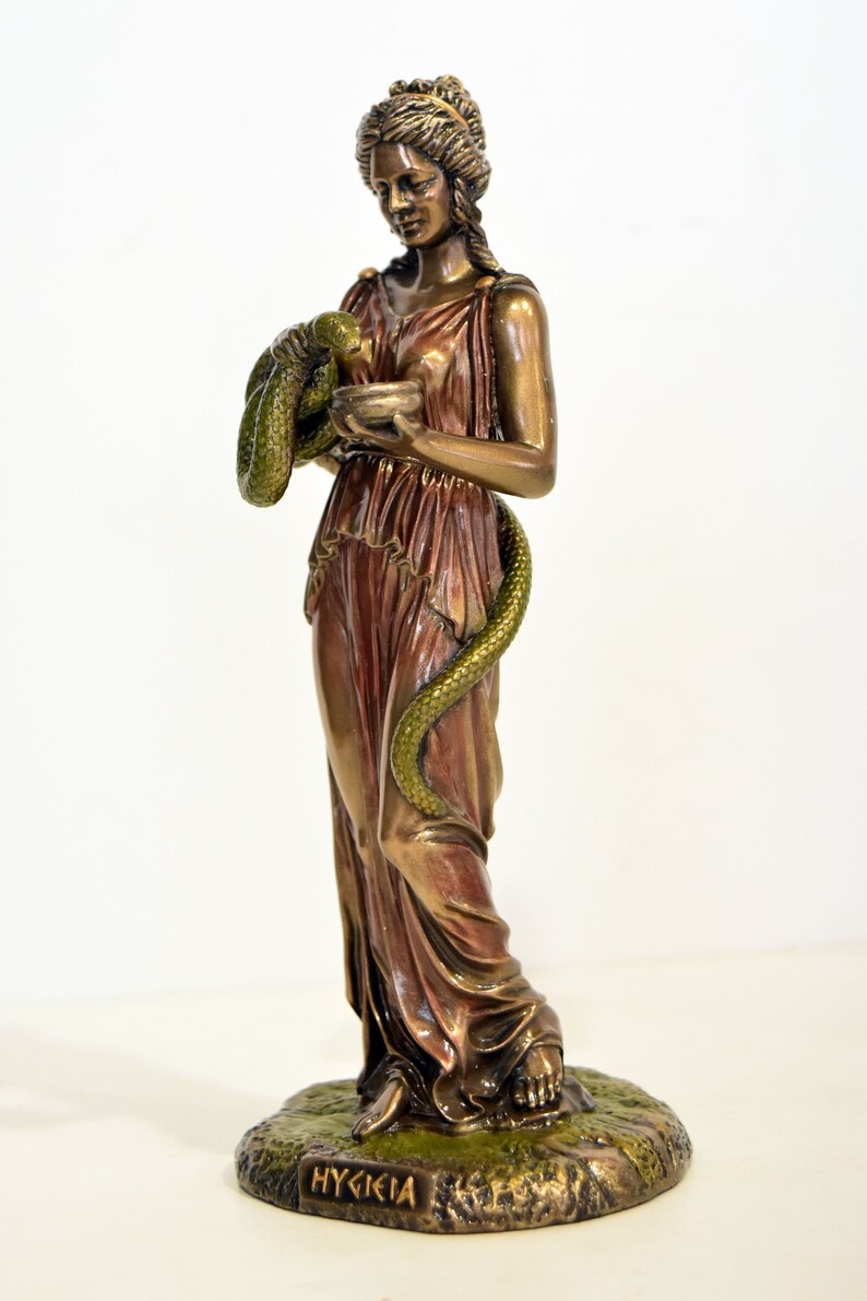 Hygeia Hygieia Salus - the Goddess of Good Health - She Was a Daughter ...