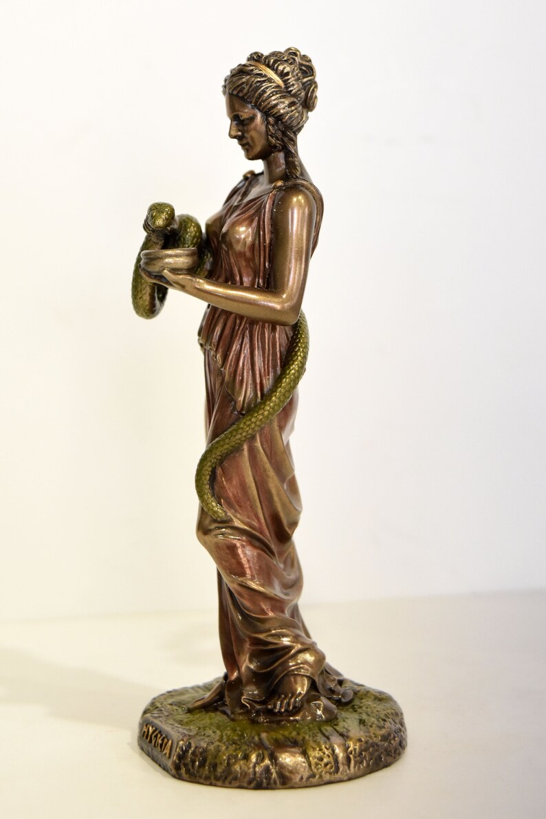 Hygeia Hygieia Salus - the Goddess of Good Health - She Was a Daughter ...