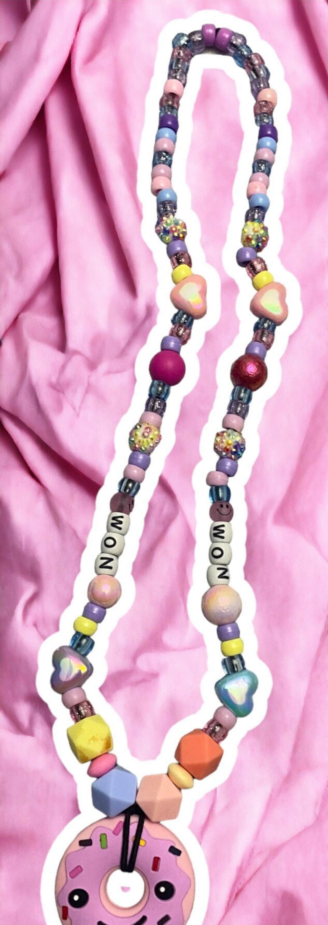 Sensory Silicone Bite Necklace nom Nom Donut - Etsy