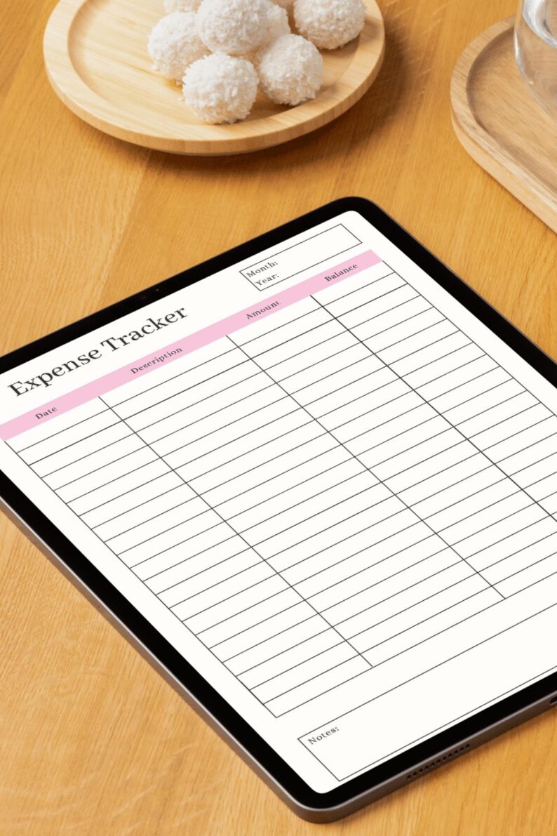 Editable Expense Tracker Spreadsheet for Bookkeeping | Printable ...