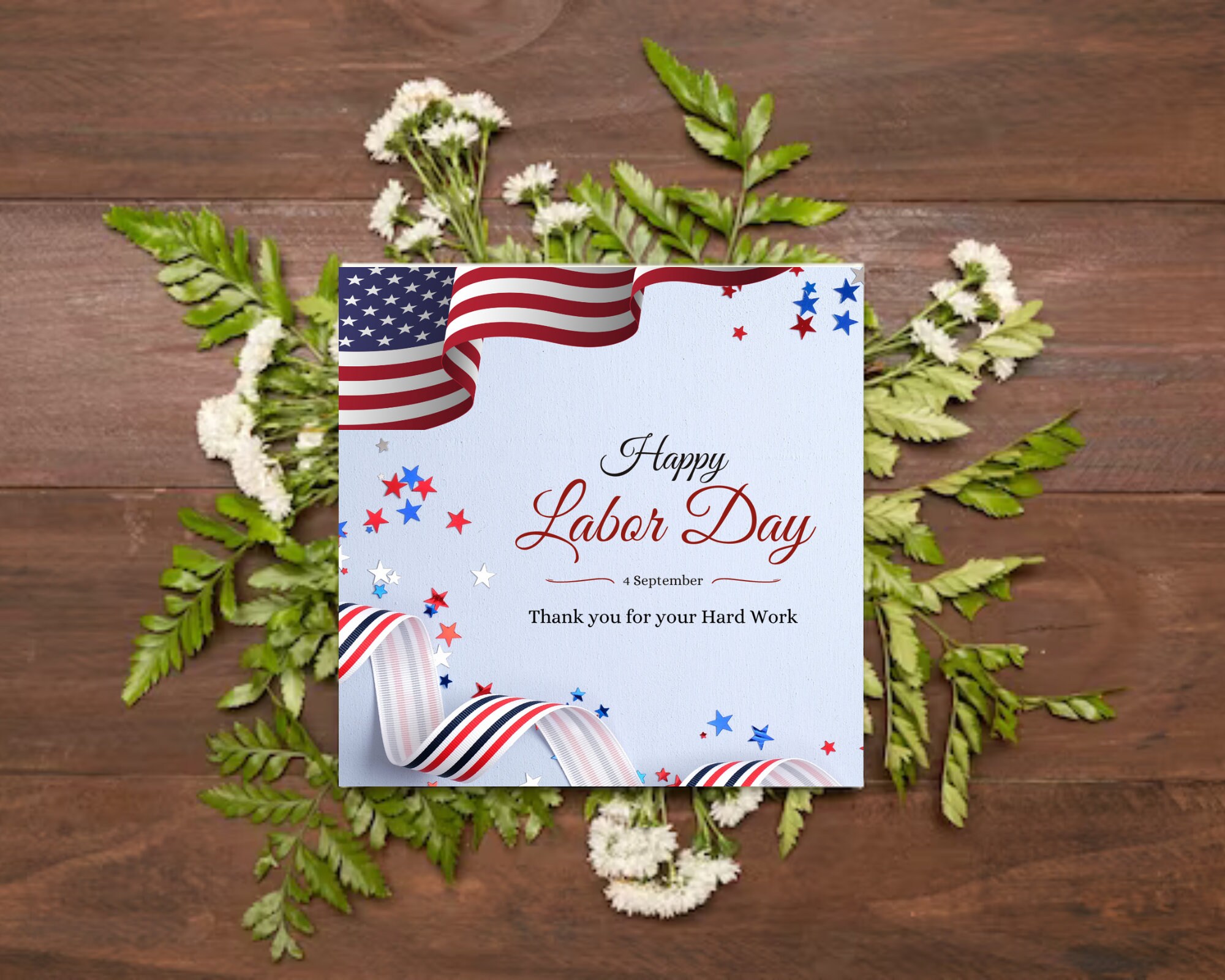 Printable Labor Day Card Digital Labor Day Content Digital Happy Labor ...