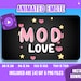 Animated Emote Mod Love / Static & Animated Twitch Emote / Streamtastic / Animated Gif and Png ...