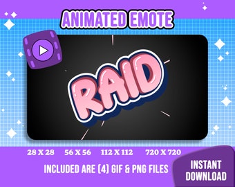 Raid Twitch Emote - Etsy