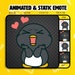 Animated Cute Thicc Penguin in Love Emote/ Static & Animated Twitch Emote / Streamtastic ...