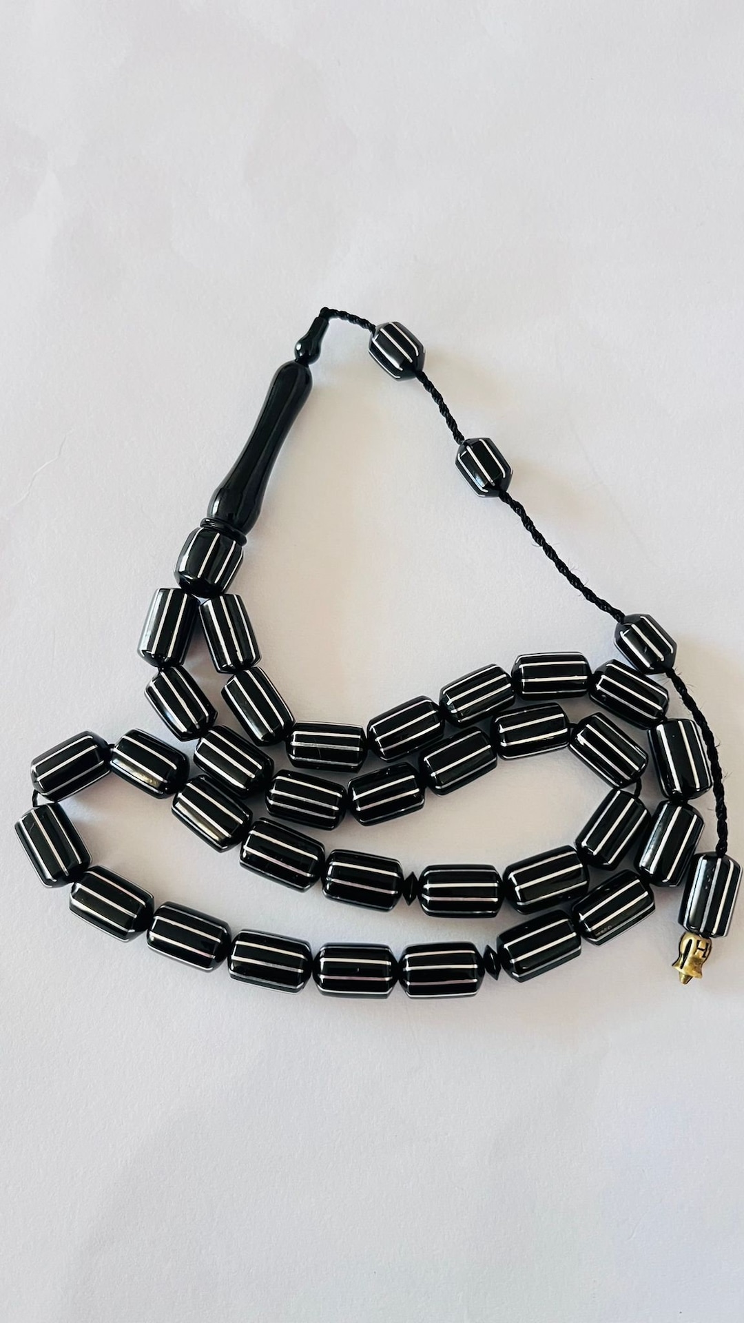 Splitting OLTU Stone Amber Tasbih, Erzurum Turkey Oltu Amber Tesbih ...