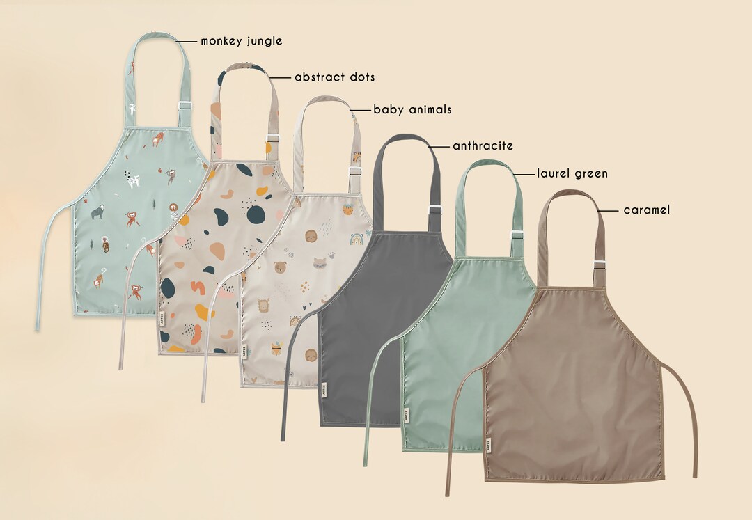 Cooking and Crafting Apron for Toddlers Made From Recycled - Etsy