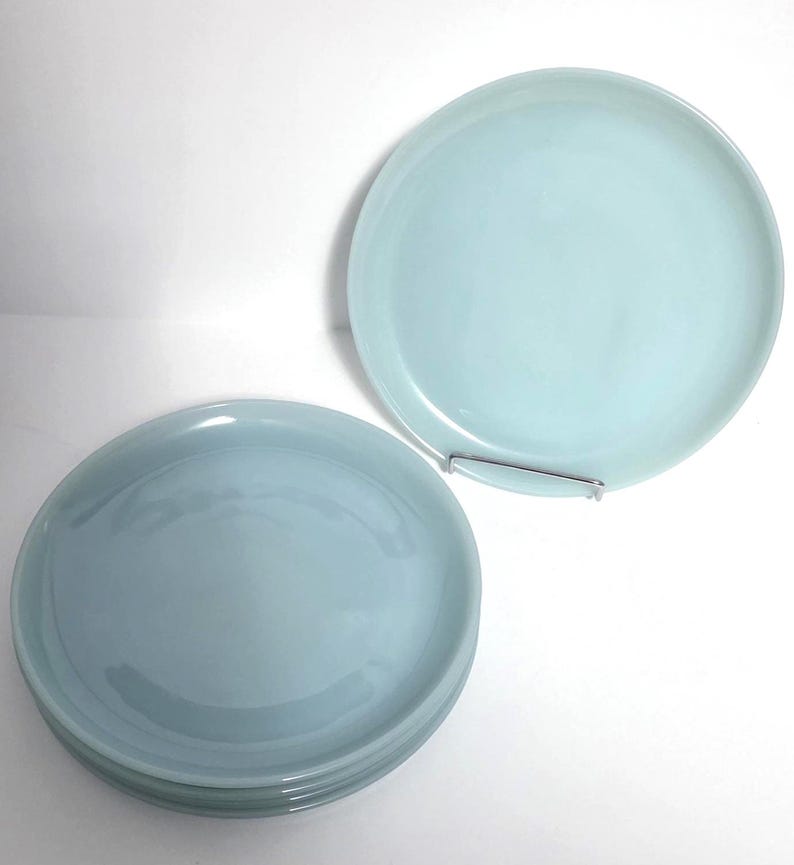 Vintage Fire King Azurite Blue 7.25 Inch Plate - Etsy