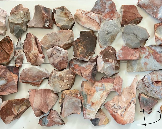 Ohio Flint Preforms and End Pieces - 3.87kg Lapidary Rough - Flint ...