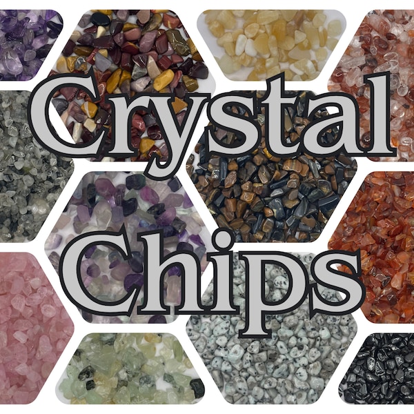 Crystal Chips - Etsy