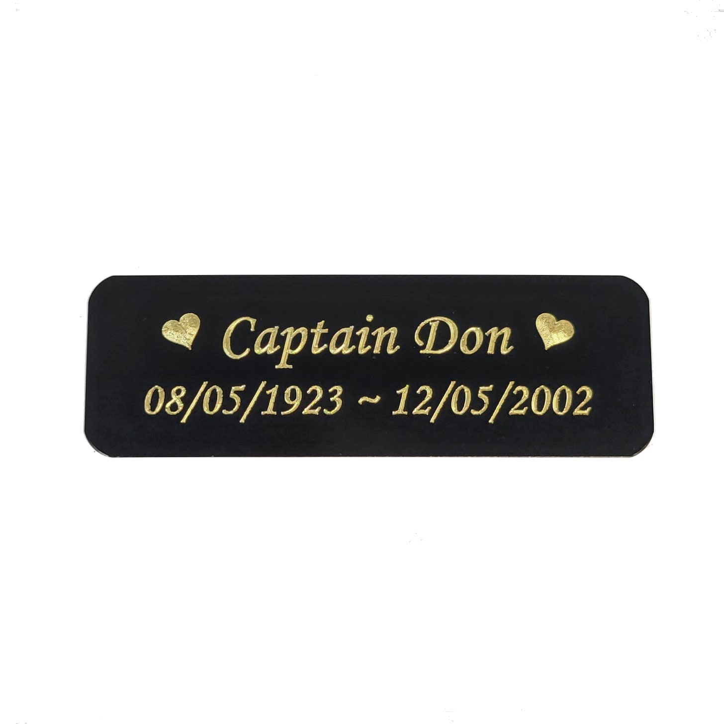 Custom Engraved 3 X 1 Brass Plaque Plate - Etsy