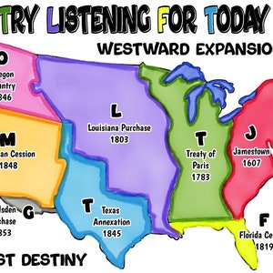 Manifest Destiny, Westward Expansion, U.S. History, American History ...