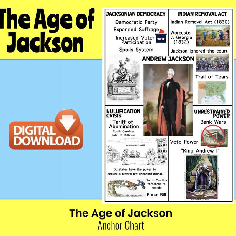 Andrew Jackson Poster - Etsy