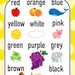 Colors, Anchor Chart, Poster, Elementary, School, Laminated - Etsy