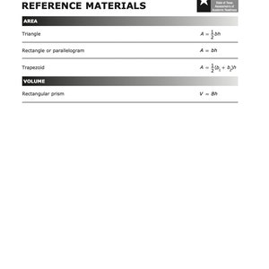 Math, STAAR, 6th Grade, Reference Chart, Poster, Anchor Chart, Middle ...