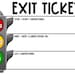 Exit Ticket, Exit Slip, Anchor Charts, School Posters, Education - Etsy