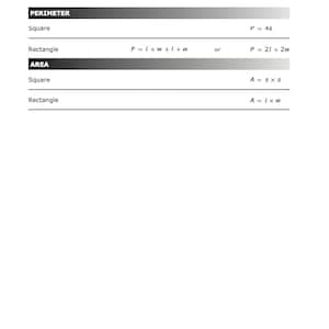 Math, STAAR, 4th Grade, Reference Chart, Poster, Anchor Chart, Middle ...