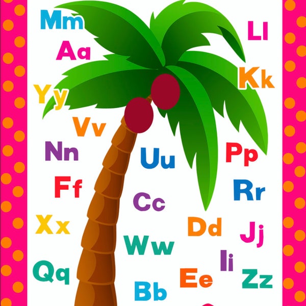 Chicka Alphabet Chart Poster - Etsy