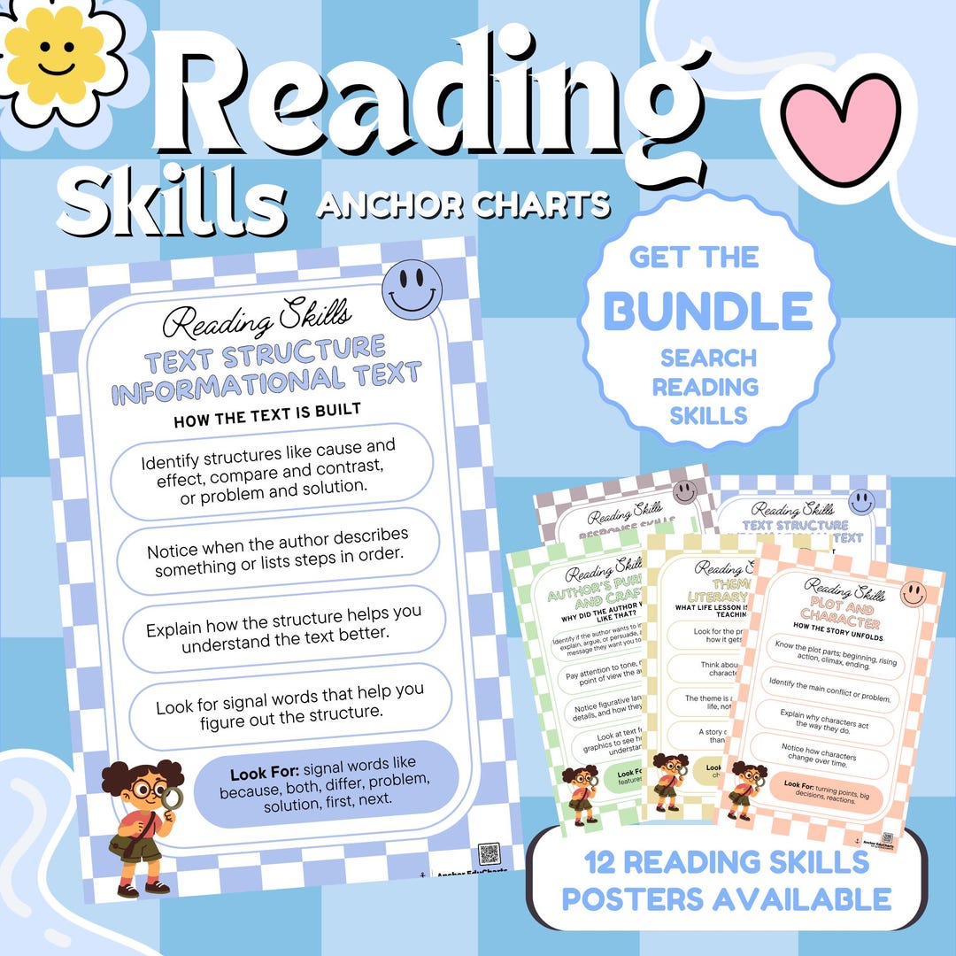 Reading Skills, Text Structure, Informational Text, Word Study, ELA ...