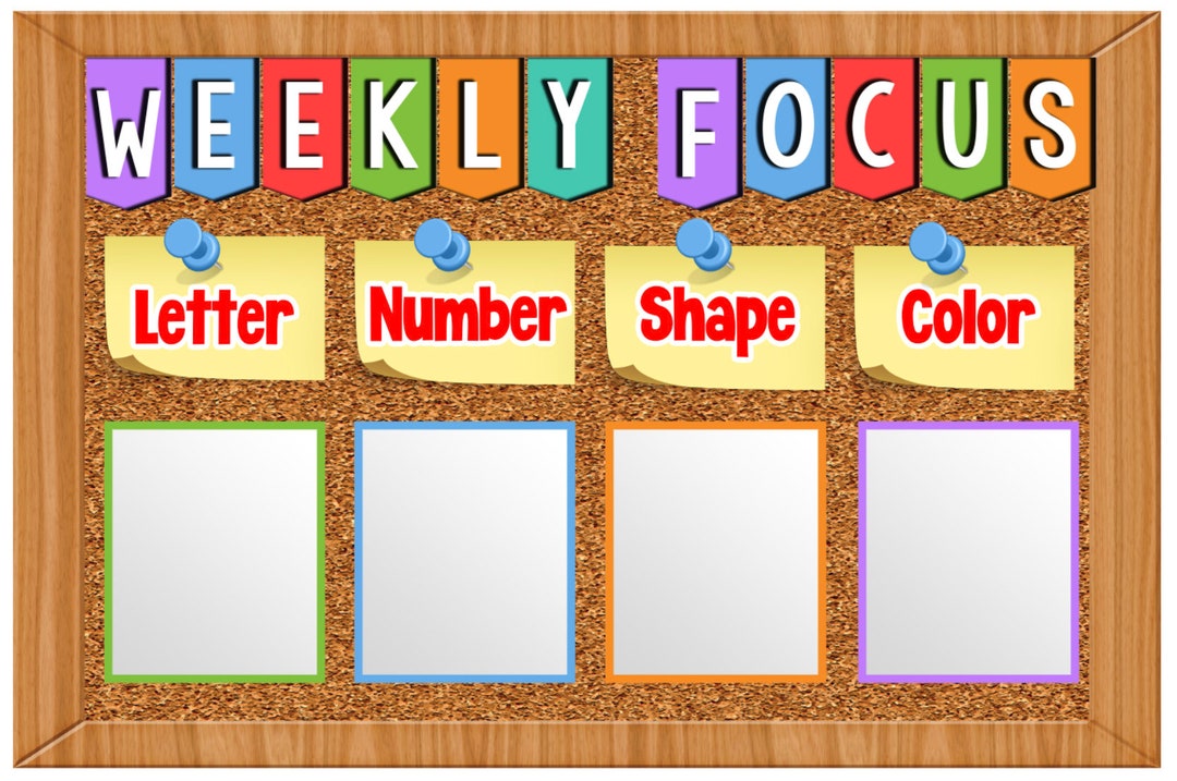 Weekly Focus, Days of the Week, Elementary, Posters, Learning ...