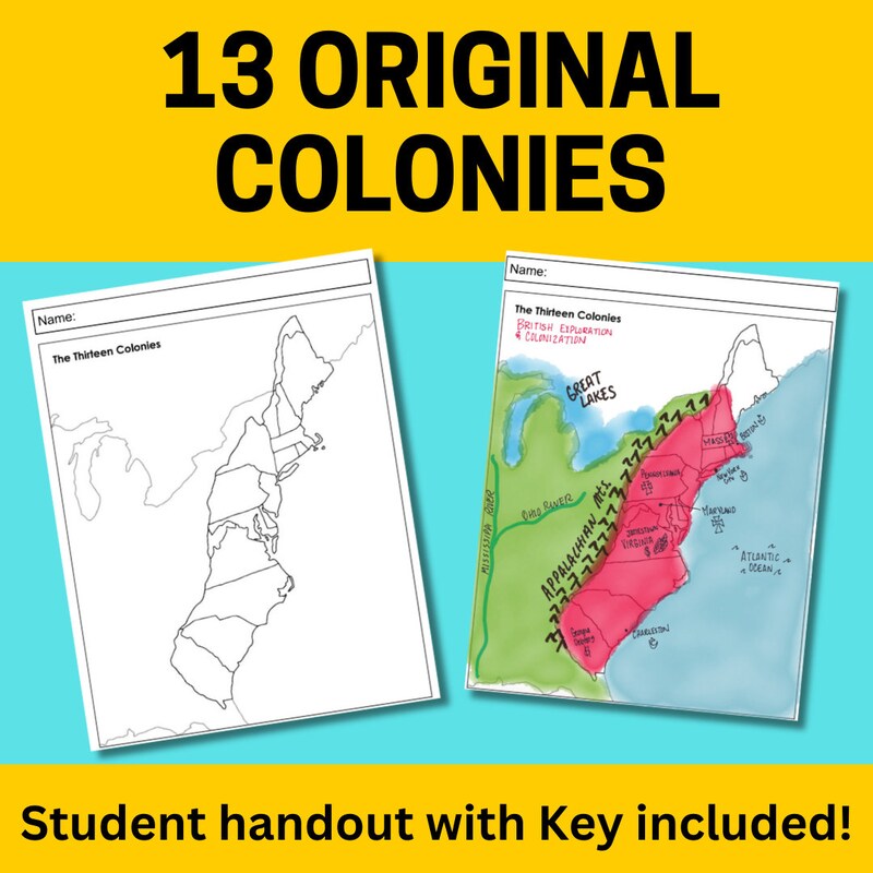 13 Original States - Etsy