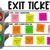 Exit Ticket, Exit Slip, Anchor Charts, School Posters, Education - Etsy