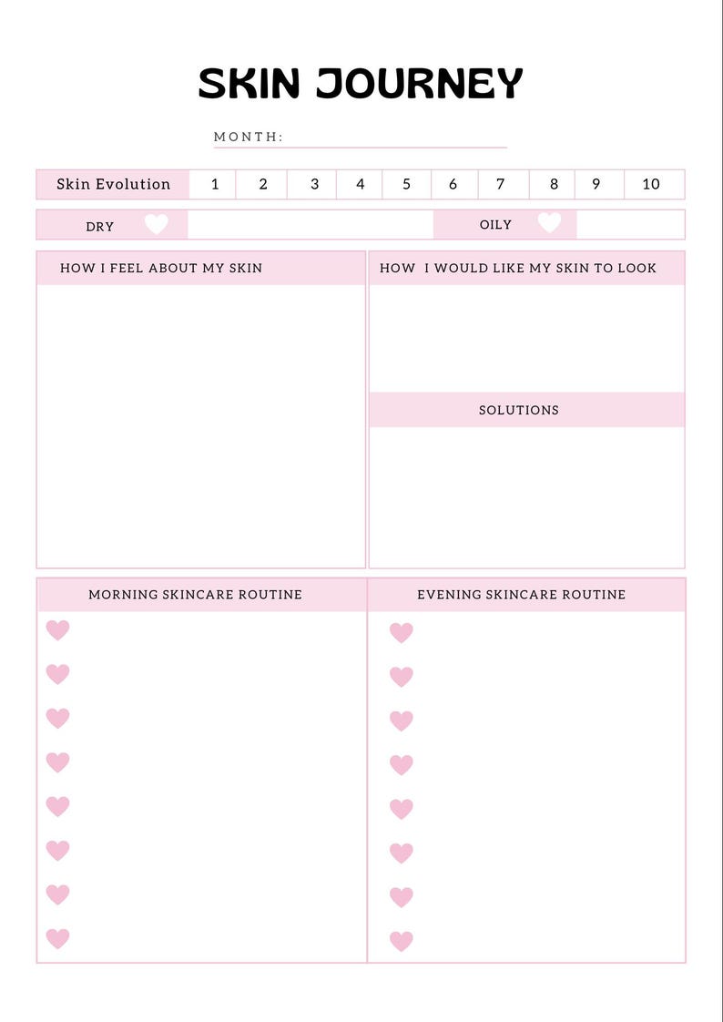 Self Care Planner - PRINTABLE - Etsy