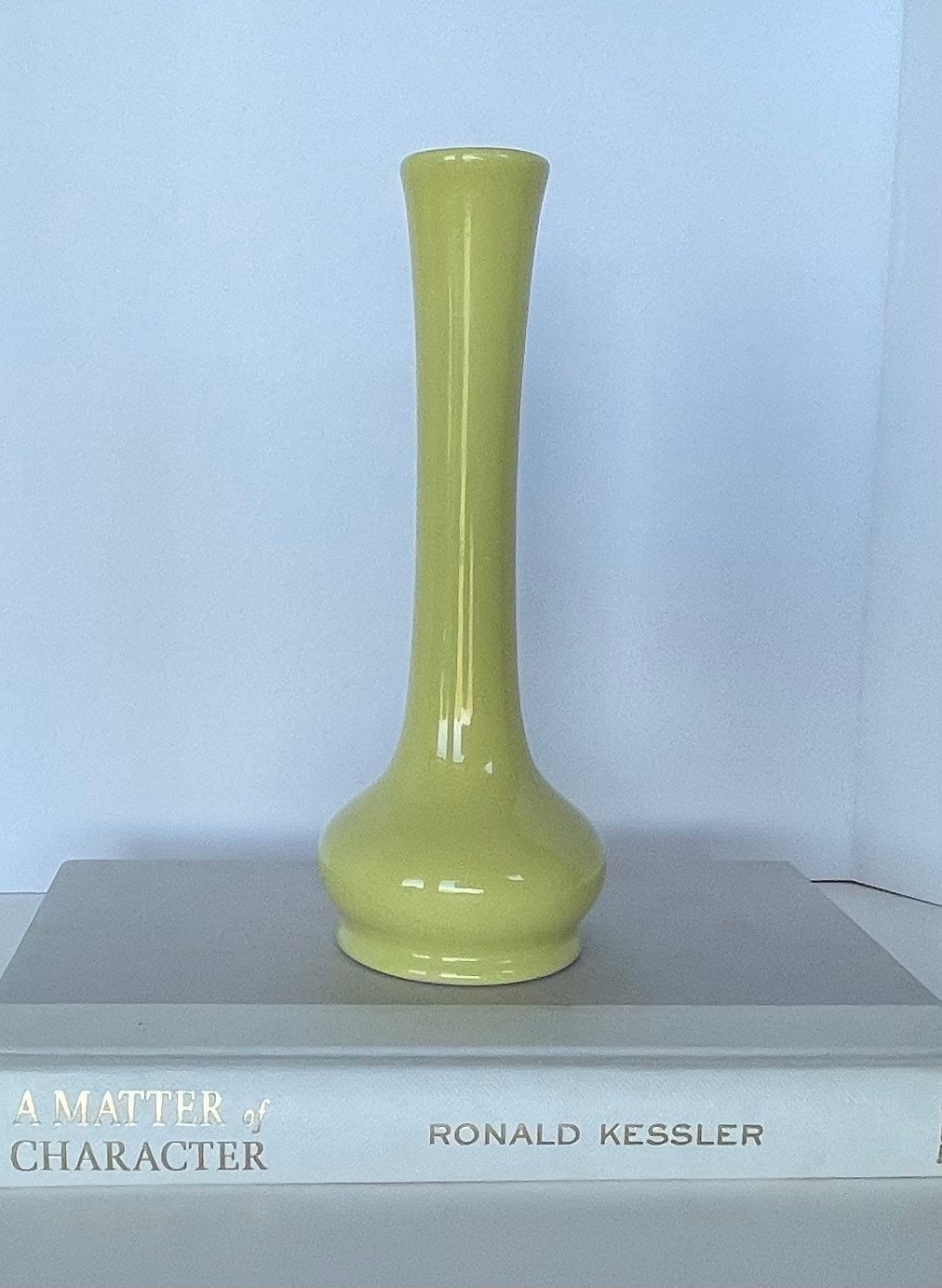 Vintage Hall China Pottery Yellow Bud Vase 641 Collectible - Etsy