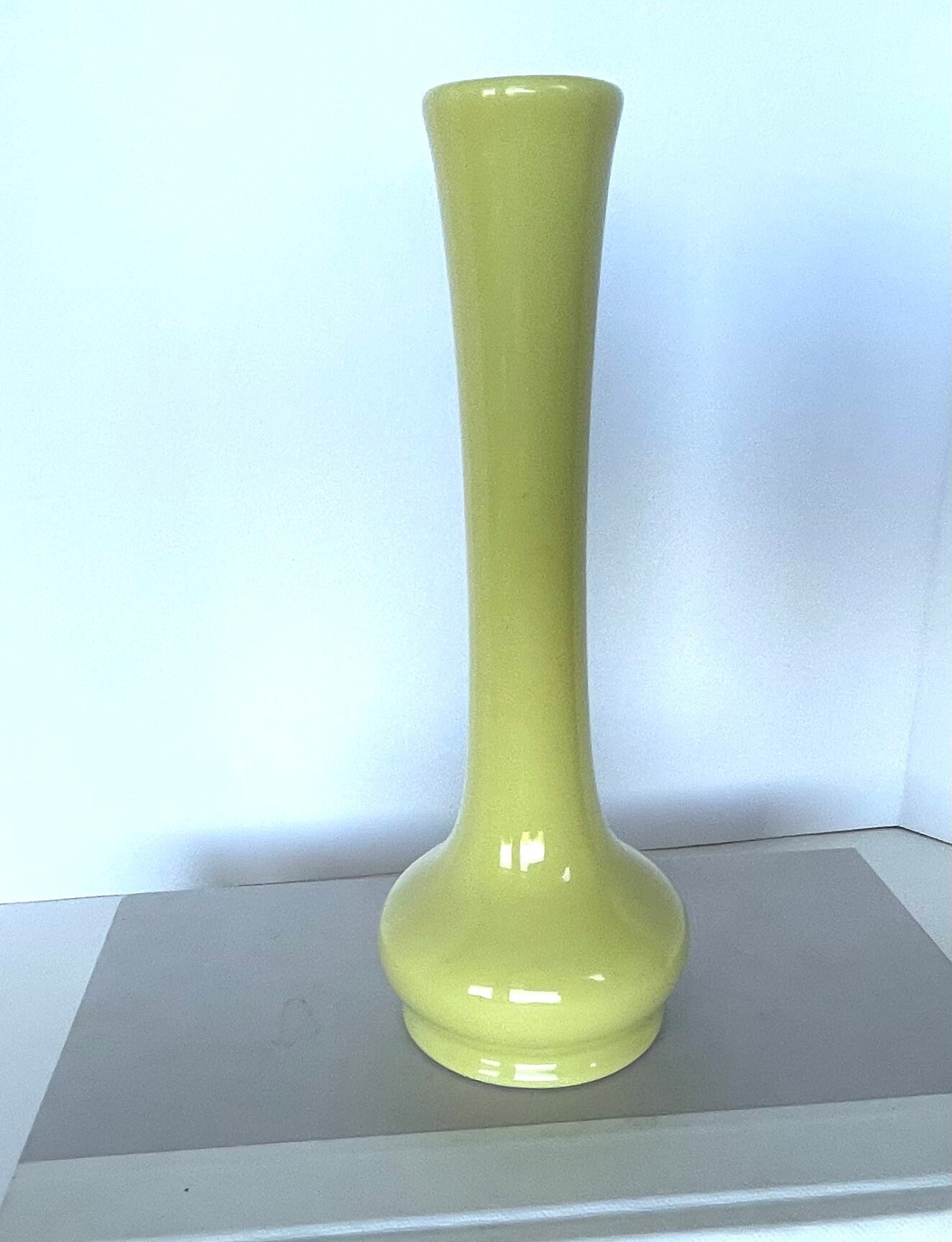 Vintage Hall China Pottery Yellow Bud Vase 641 Collectible - Etsy