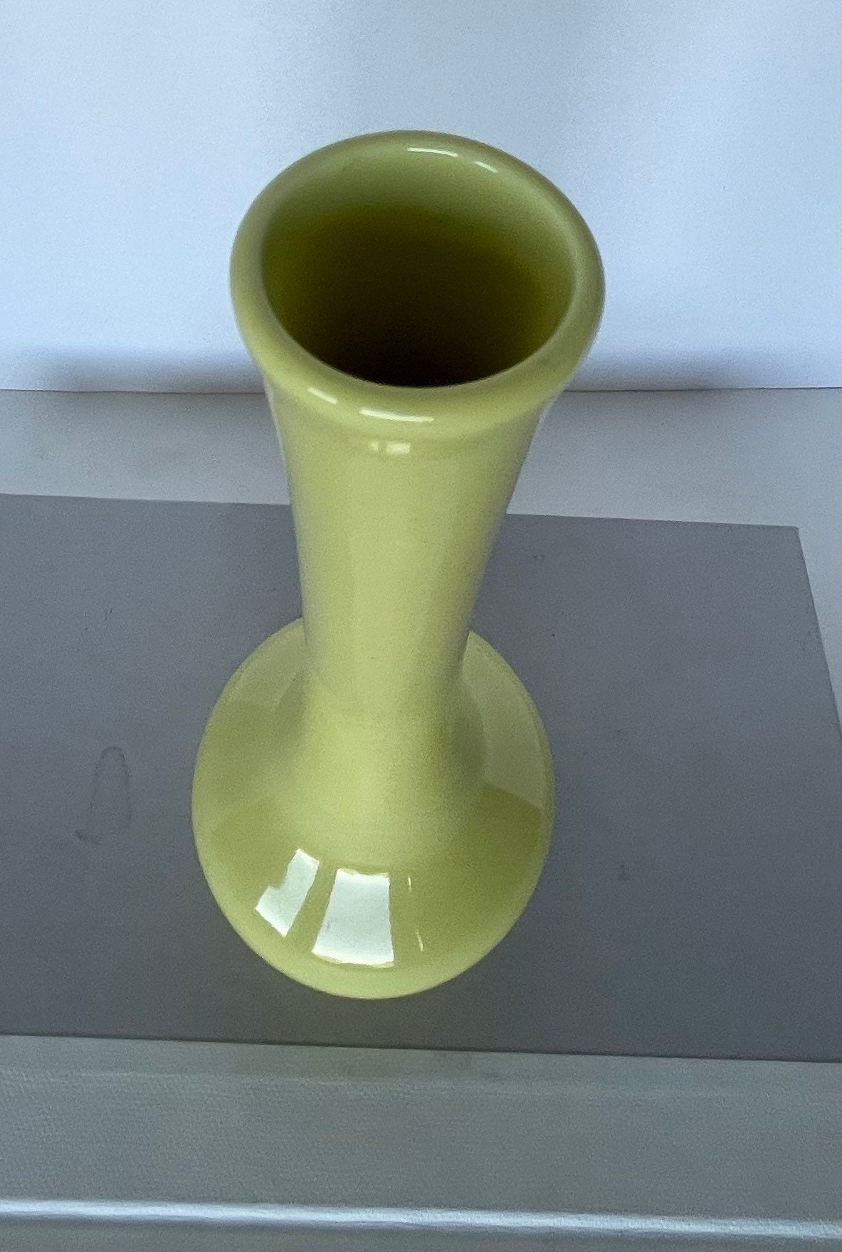 Vintage Hall China Pottery Yellow Bud Vase 641 Collectible - Etsy