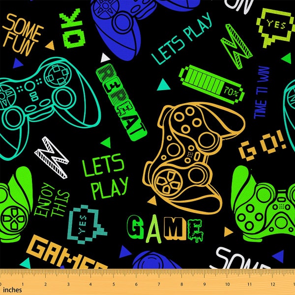 Video Game Fabric - Etsy