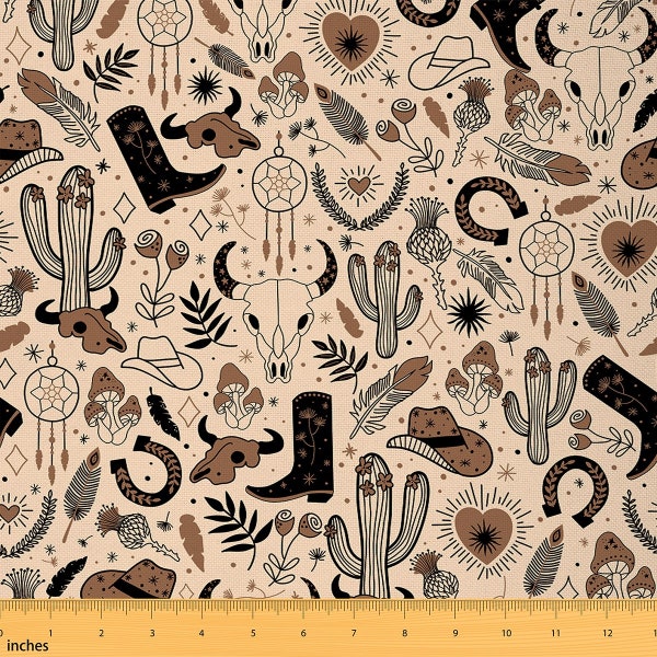 Western Fabric by the Yard - Etsy
