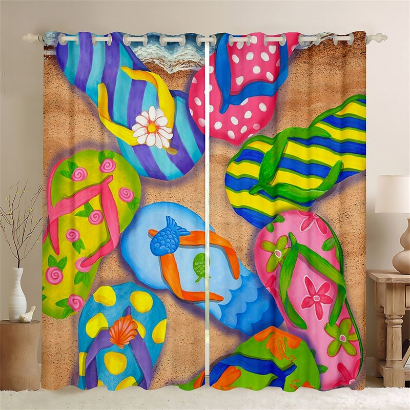 Flip Flop Curtains - Etsy
