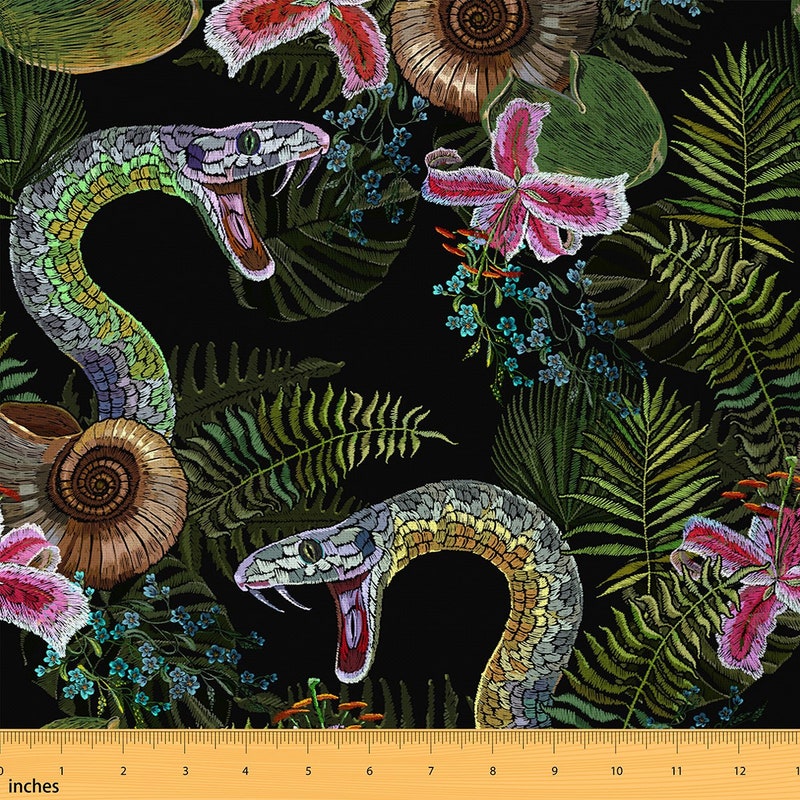 Snake Fabric - Etsy