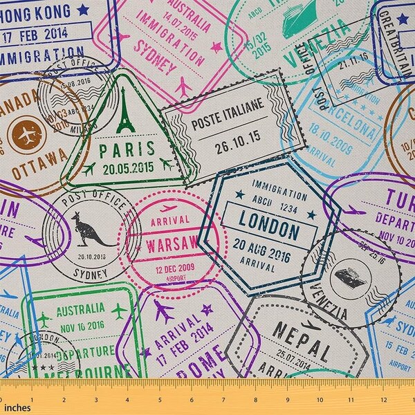Travel Fabric - Etsy