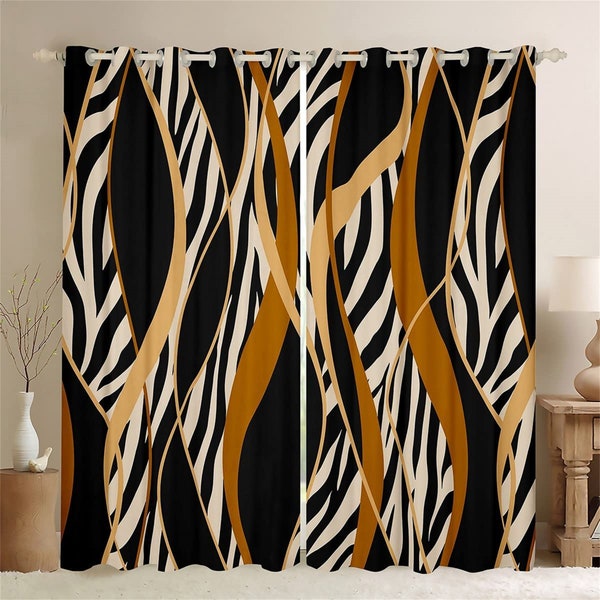 Modern Curtains - Etsy