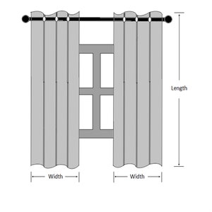 Rustic Farmhouse Window Curtain Set, Retro Wooden Board Stripes ...