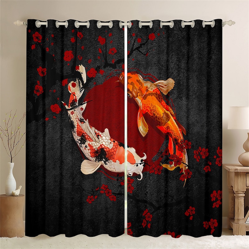 Japanese Curtains - Etsy