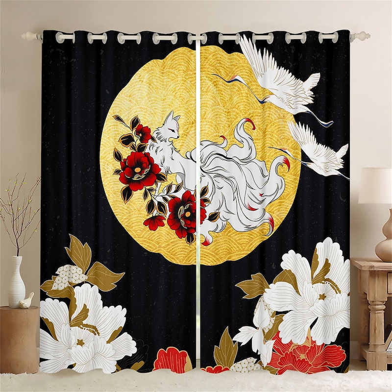 Japanese Curtains - Etsy