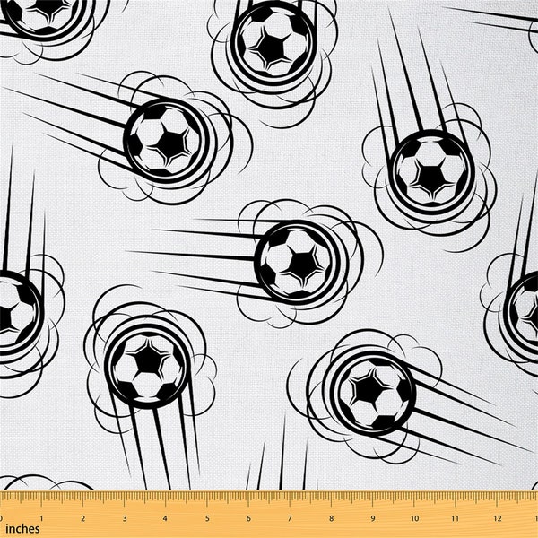Soccer Fabric - Etsy