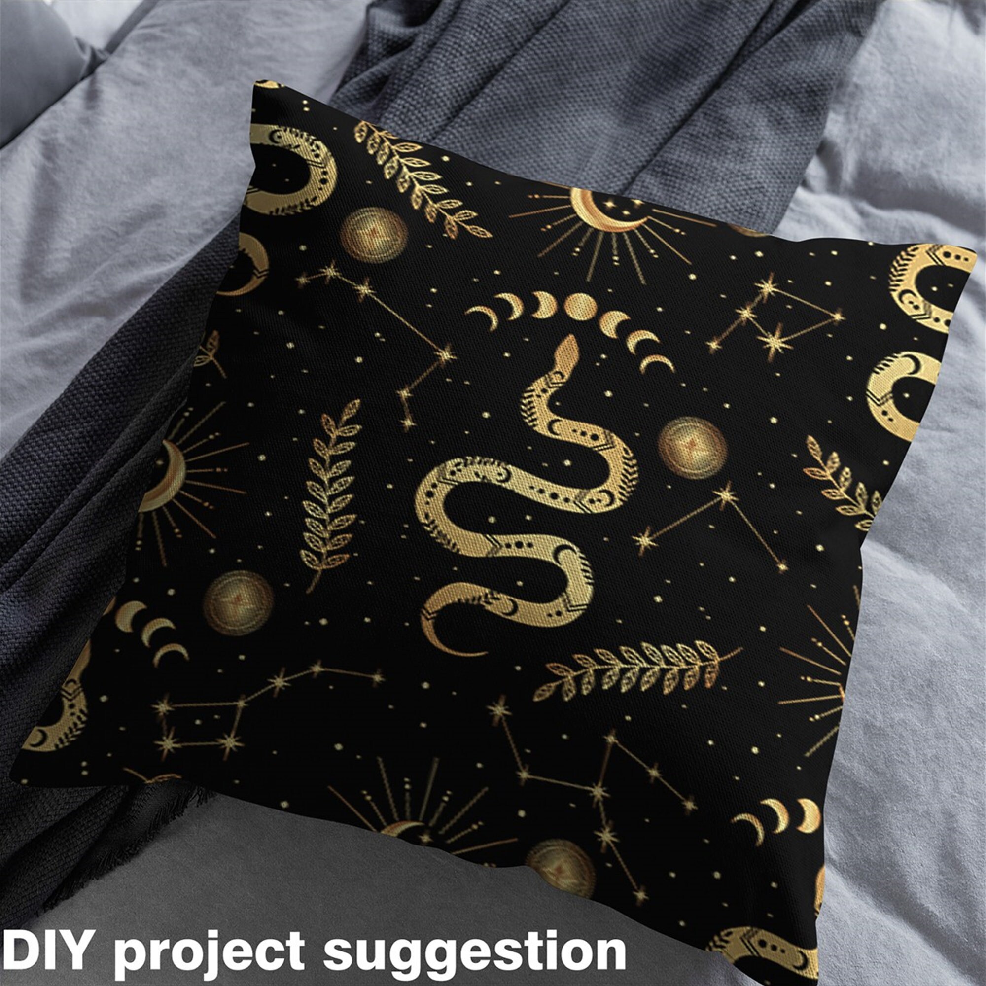 Exotic Snake Handmade Fabric by the Yard Starry Galaxy - Etsy