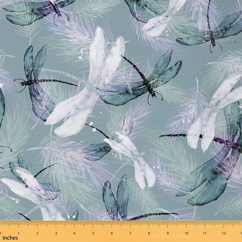 Dragonfly Fabric - Etsy