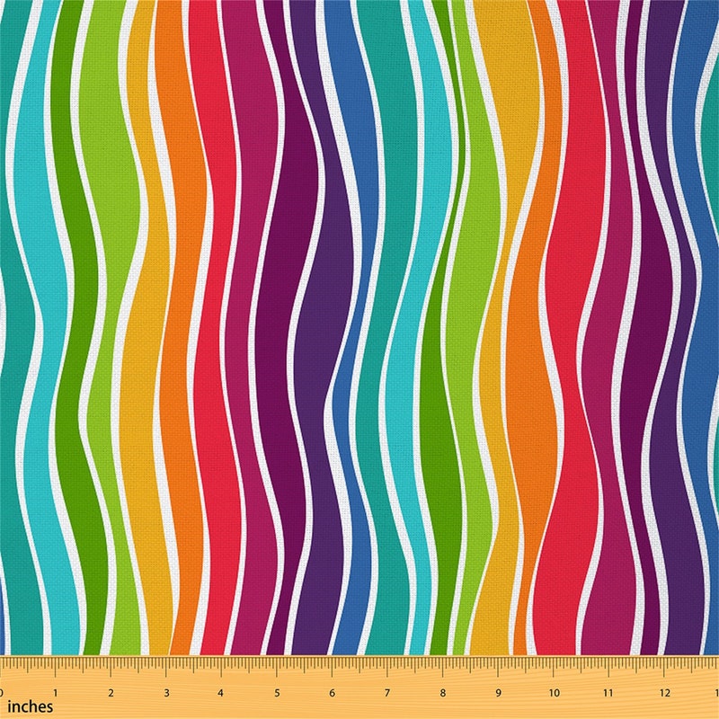 Rainbow Fabric - Etsy